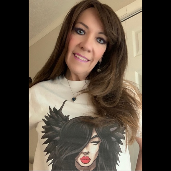 Rebel Raven Ink | Tops | Rebelraven Ink Winged Gothic Girl T W Rose New ...